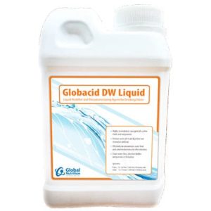 GLOBACID DW LIQUID - Water decontamination, Reduces the water pH.
